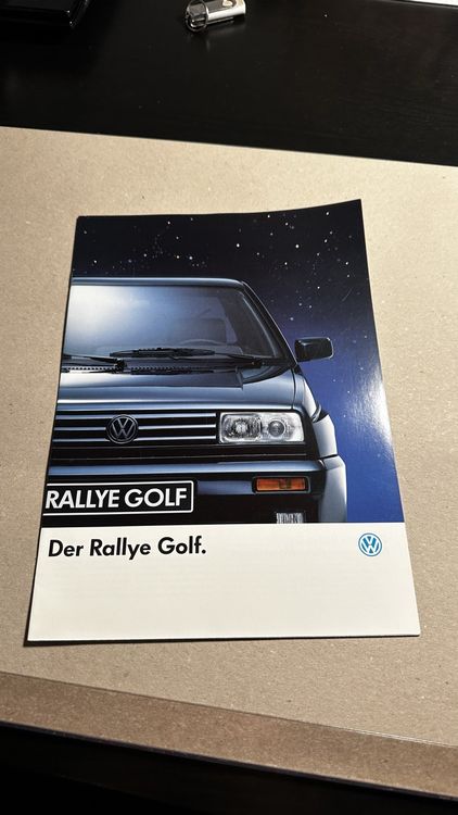 VW Golf Rally GTI G60 Verkaufsbroschüre 1989 (Neu (gemäss Beschreibung ...