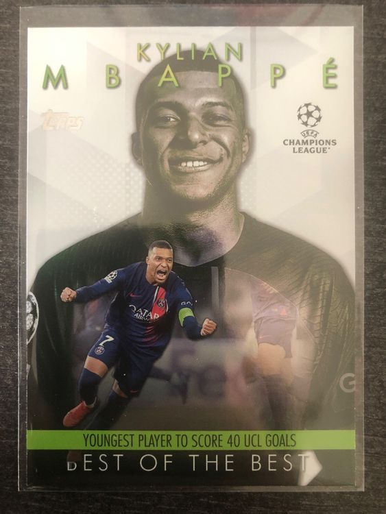 Topps Kylian Mbappé Best of the Best Insert (Gebraucht) in Wangenried für CHF 7 – mit Lieferung ...
