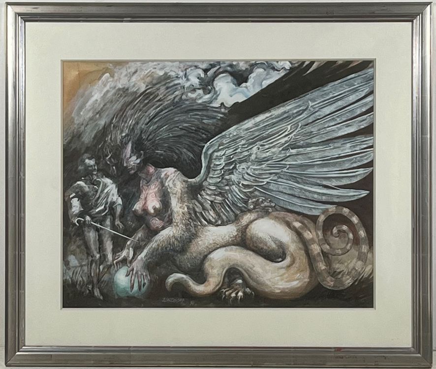 Serge Diakonoff (1933) Grosse Gemälde (Gebraucht) in Root für CHF 75 – mit Lieferung auf Ricardo ...