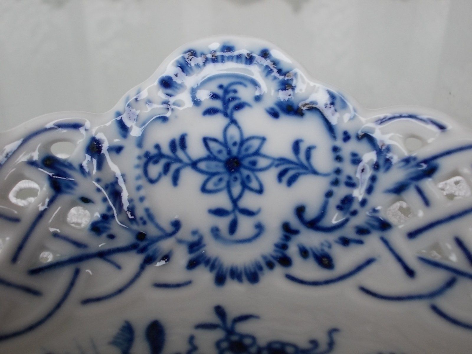 Meissen Porzellan *Zwiebelmuster-Schale* E.Treicher Design. (Gebraucht ...