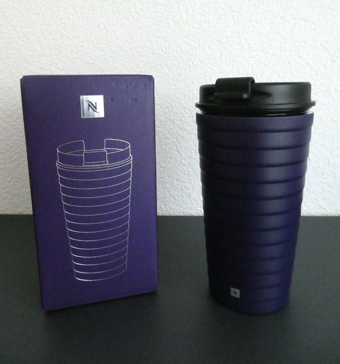 Reisebecher Travel Mug NESPRESSO, Edelstahl purple /NEU (Neu und ...