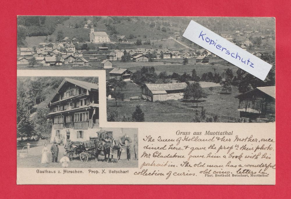 Gruss aus Muottathal (SZ) Gasthaus z. Hirschen Lichtdruck | Kaufen auf ... Gruss aus Muottathal (SZ) Gasthaus z. Hirschen Lichtdruck | Kaufen auf ...