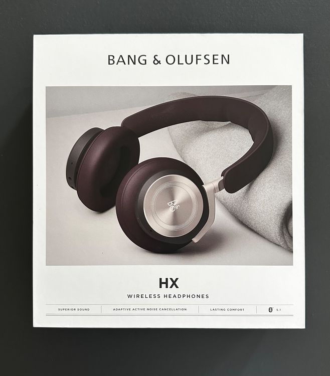 Bang & Olufsen HX Dark Maroon Headset (Neu (gemäss Beschreibung)) in ...