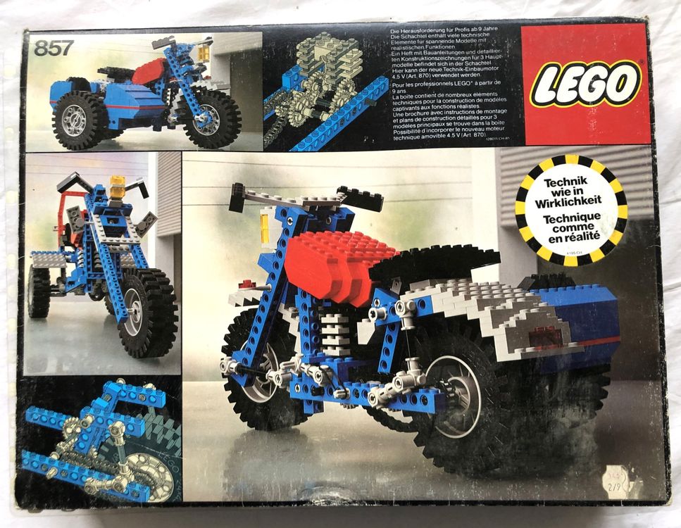 LEGO - Set 857 - Motorcycle [unvollständig] - 1979 (Gebraucht) in ...