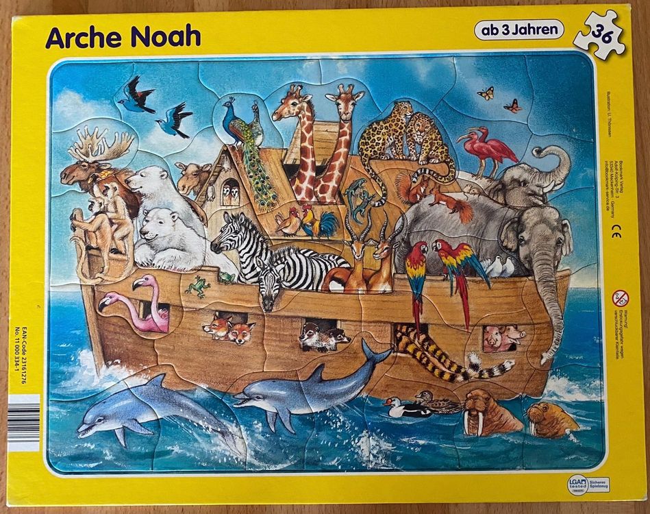 Ravensburger Puzzle Arche Noah - 36 Teile 3+ (Gebraucht) in Winterthur für CHF 5 – mit Lieferung ...