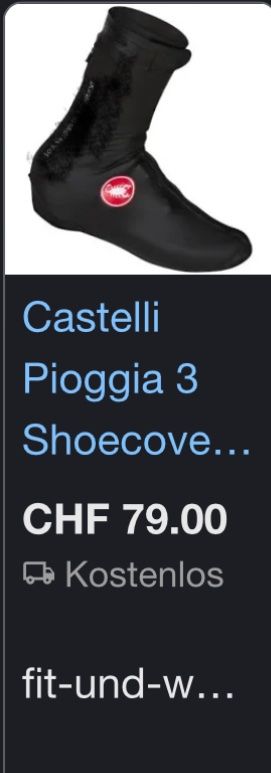 Regen Wind Castelli Rennvelo Schuh Überzüge neu leicht top (Neu (gemäss ...