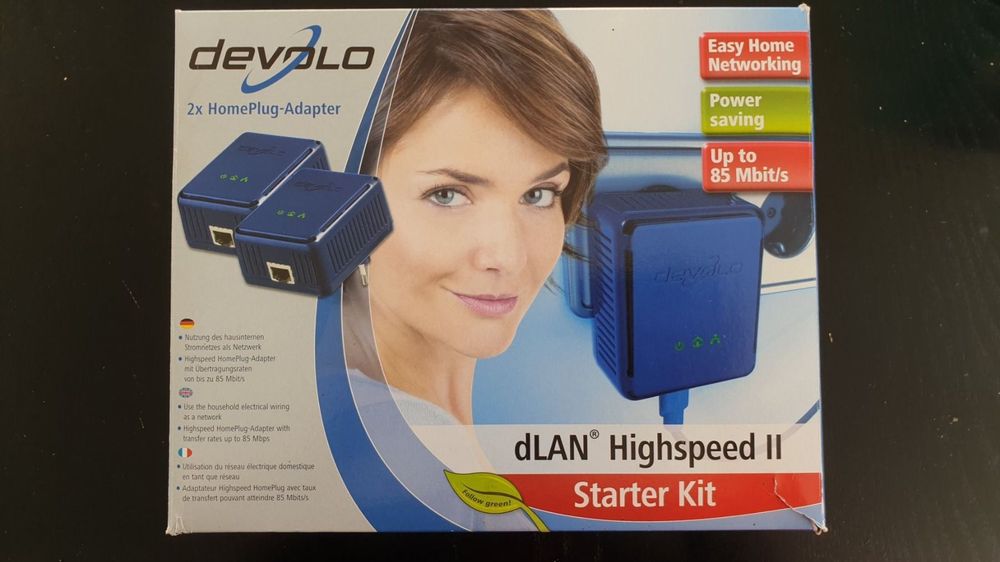 devolo 2 x HomePlug Adapter, Starter Kit (Neu und originalverpackt) in ...