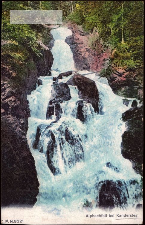 AK 1903 Alpbachfall bei Kandersteg (Bern) | Kaufen auf Ricardo