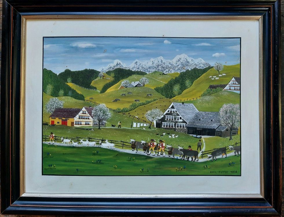 Emil Sutter Appenzell Gemälde (Gebraucht) in Arbon für CHF 95 – mit ...