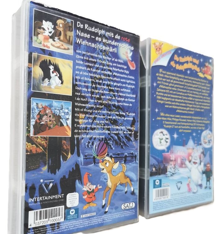 De Rudolph mit de rote Nase 1 + 2 (VHS, Mundart, Weihnacht) (Gebraucht ...