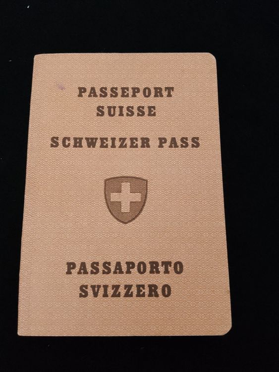 Vintage Schweizer Pass für Sammler | Kaufen auf Ricardo