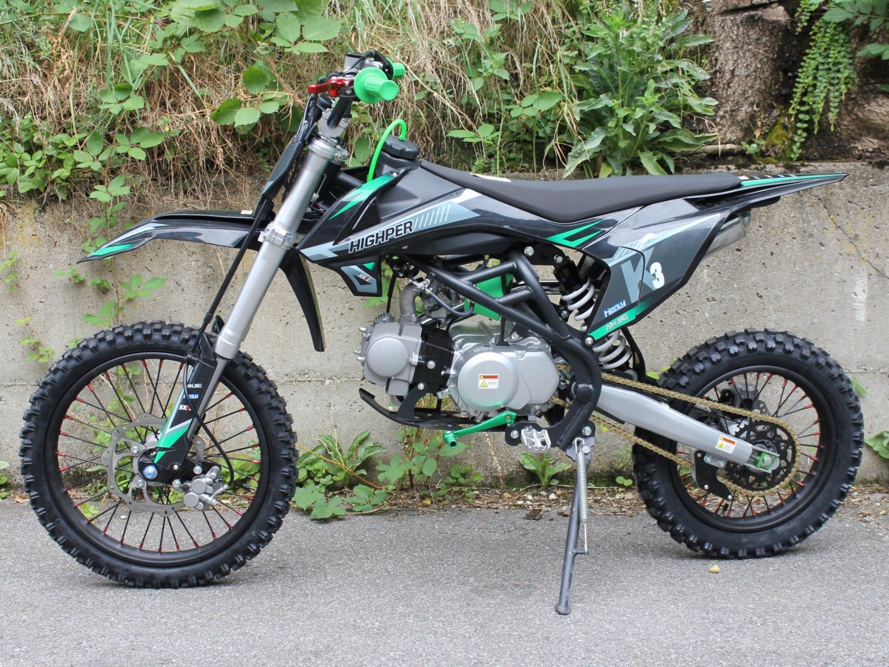 Pit Bike - Motocross Bike - Dirt Bike K3 Pro - 125ccm 4-Takt (Neu und ...