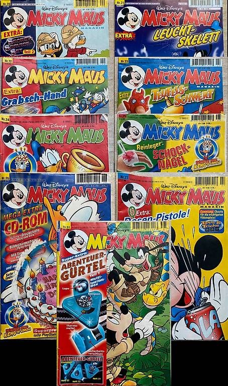 43 Micky Maus Comics Hefte aus dem Jahre 1999 (Gebraucht) in ...