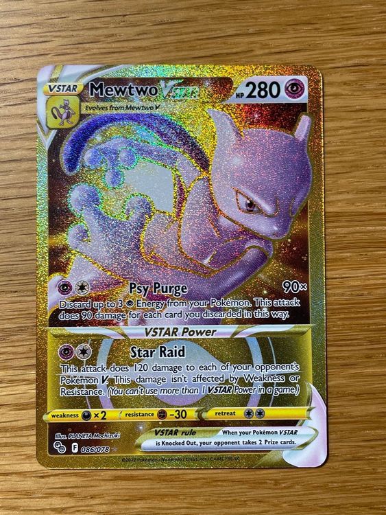 Pokémon Mewtwo VStar Secret Rare 086/078 (Neu (gemäss Beschreibung)) in Windlach für CHF 57 ...