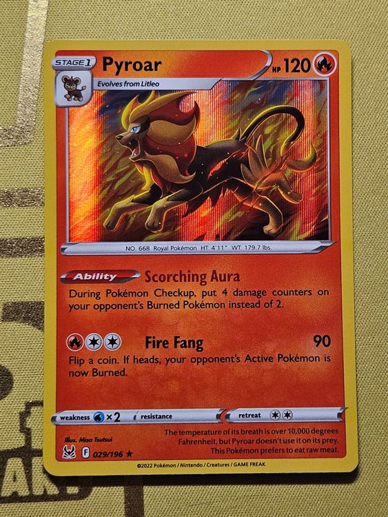 Lost Origin - Pyroar 029/196 EN (Gebraucht) in Bellinzona für CHF 1 ...