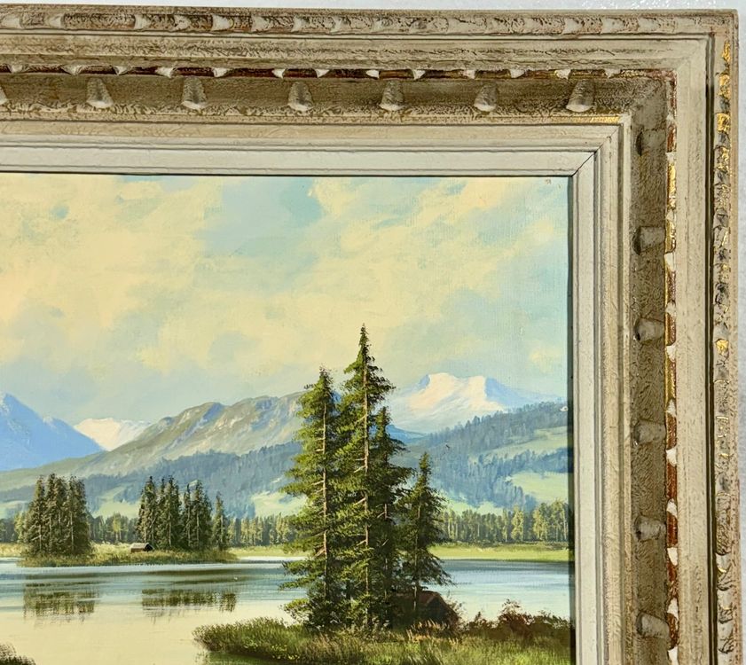 Grosses Landschaft Gemälde von H.Meier | Acheter sur Ricardo