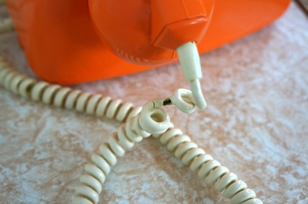 Vintage PTT Telefon Modell 70 NS orange von 1979 | Kaufen auf Ricardo