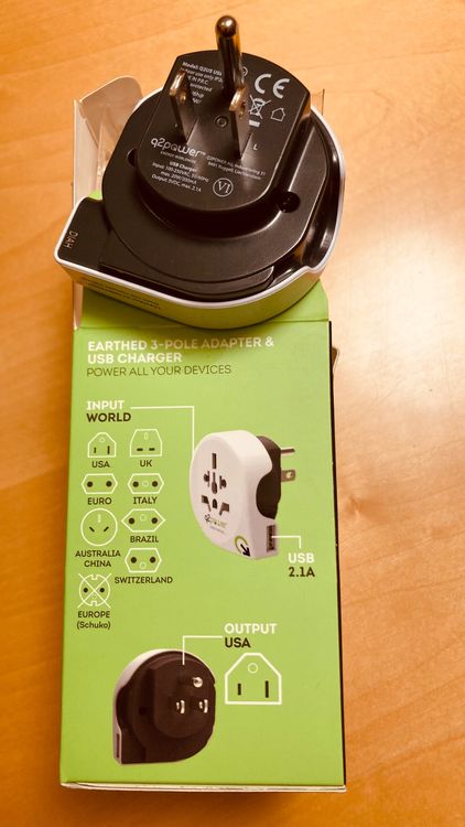 Stromstecker-Adapter für USA und div.Länder | Kaufen auf Ricardo