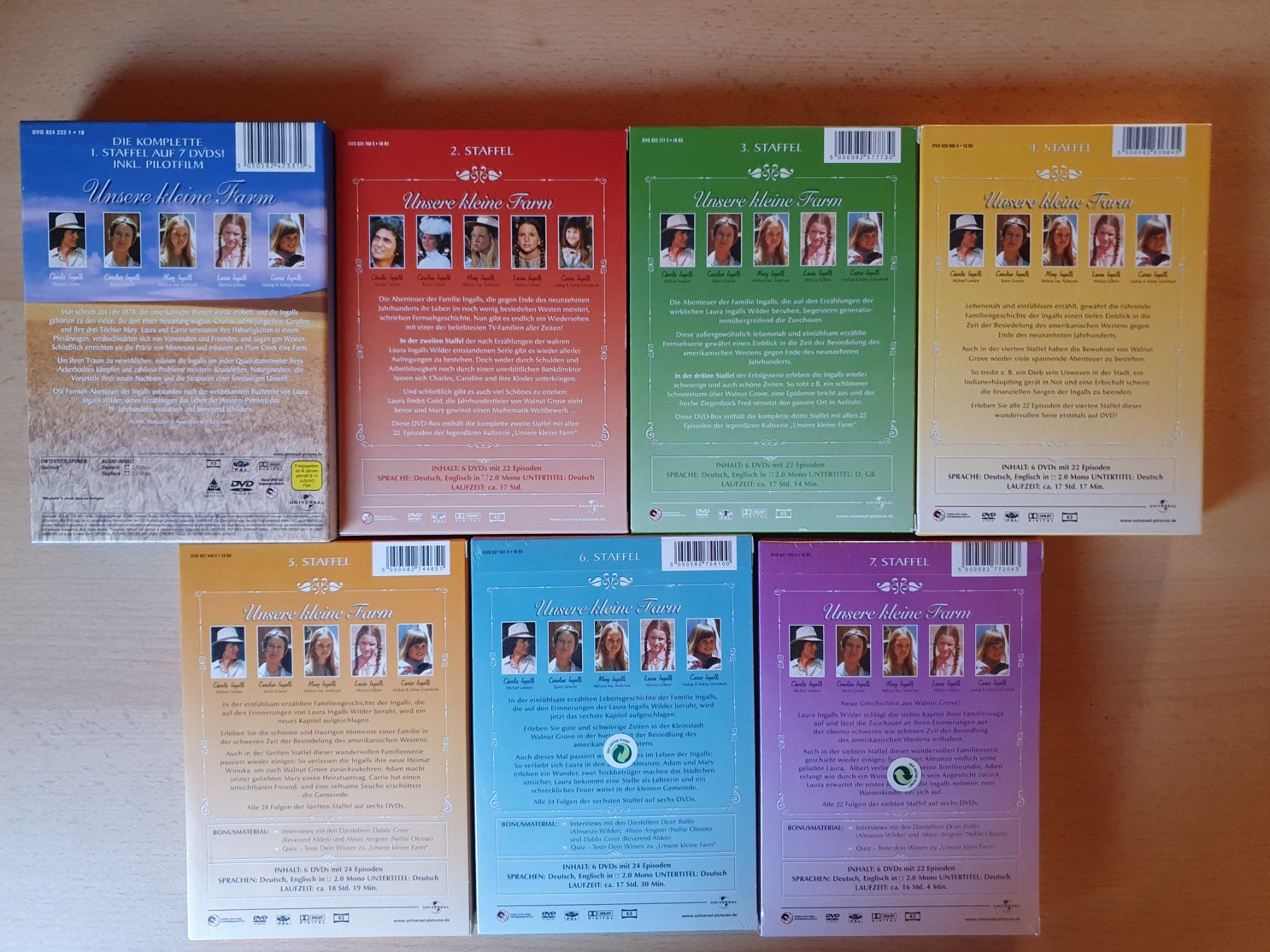 DVD Unsere kleine Farm Staffeln 1+2+3+4+5+6+7 komplett (Gebraucht) in ...