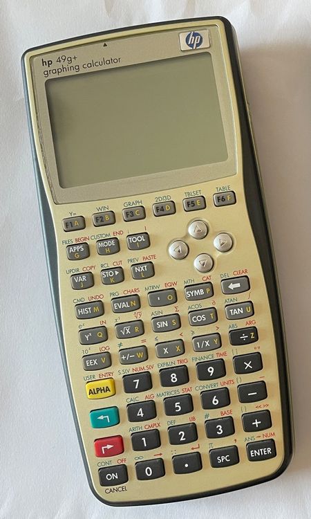 hp 49g+ grafikfähiger Taschenrechner (Gebraucht) in Rotkreuz für CHF 40 ...