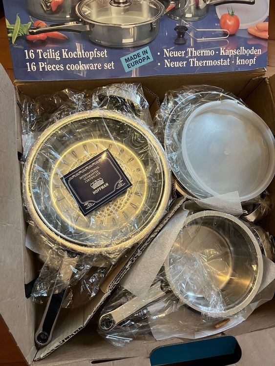 Kochtopfset Hoffman Solingen, 16 teilig (Neu und originalverpackt) in Bern für CHF 66 – mit ...
