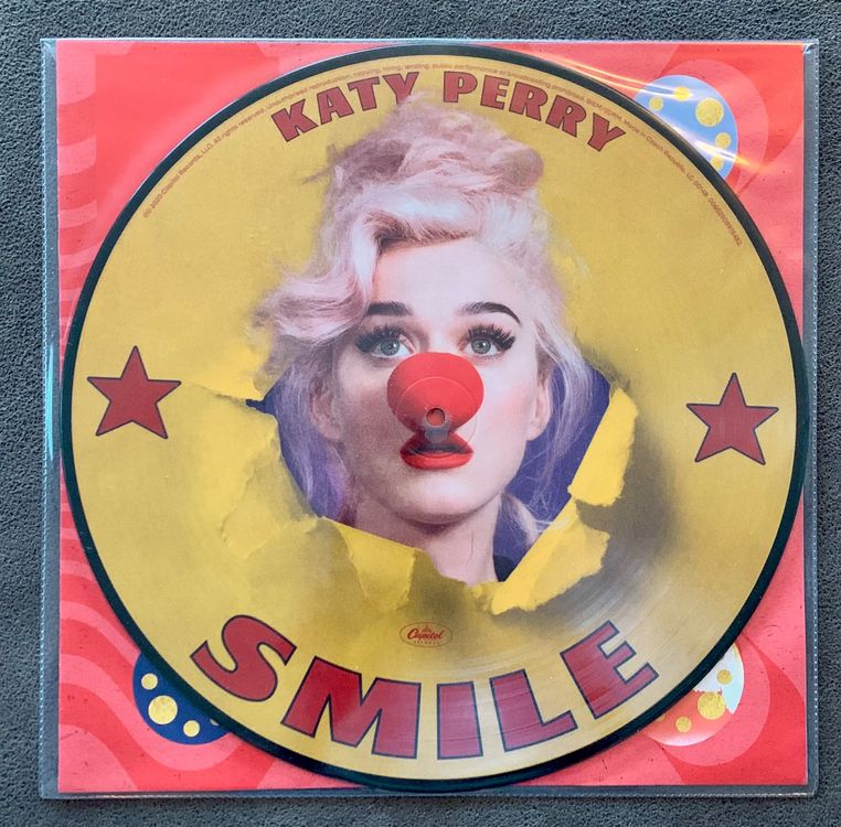 KATY PERRY „Smile“ LP VINYL PICTURE DISC RAR NEU (Neu und ...