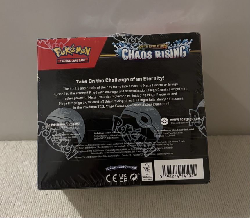 Booster Box Pokémon Chaos Rising sealed Mega Evolution (Neu (gemäss ...