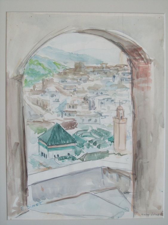 Aquarelle Ecole orientaliste signée Etienne Dinet | Kaufen auf Ricardo