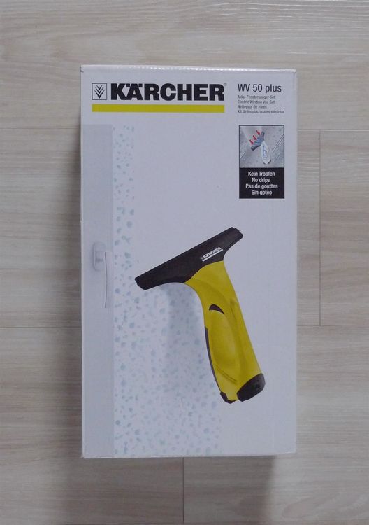 Kärcher Akku-Fenstersaugerset WV 50 Plus (Neu (gemäss Beschreibung)) in ...
