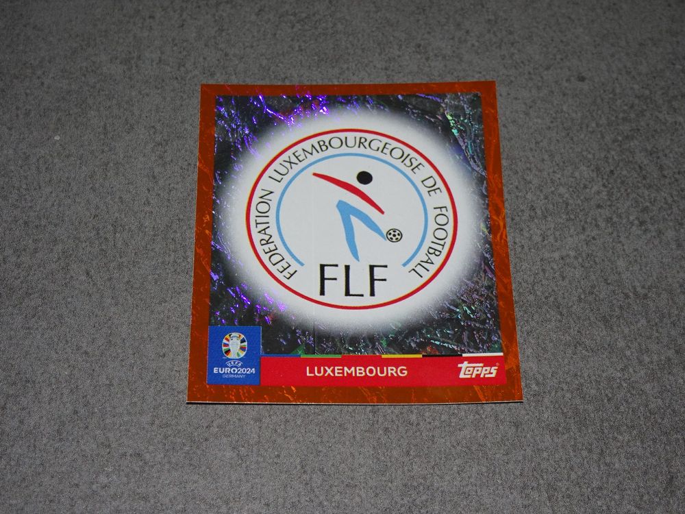 Topps Sticker Wappen, LUX 1, Orange, Euro / EM 2024 | Kaufen auf Ricardo