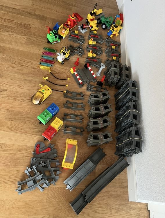 LEGO Duplo Intelli Zug 3325 mit Schienen, Brücke, Code-Stein (Gebraucht ...