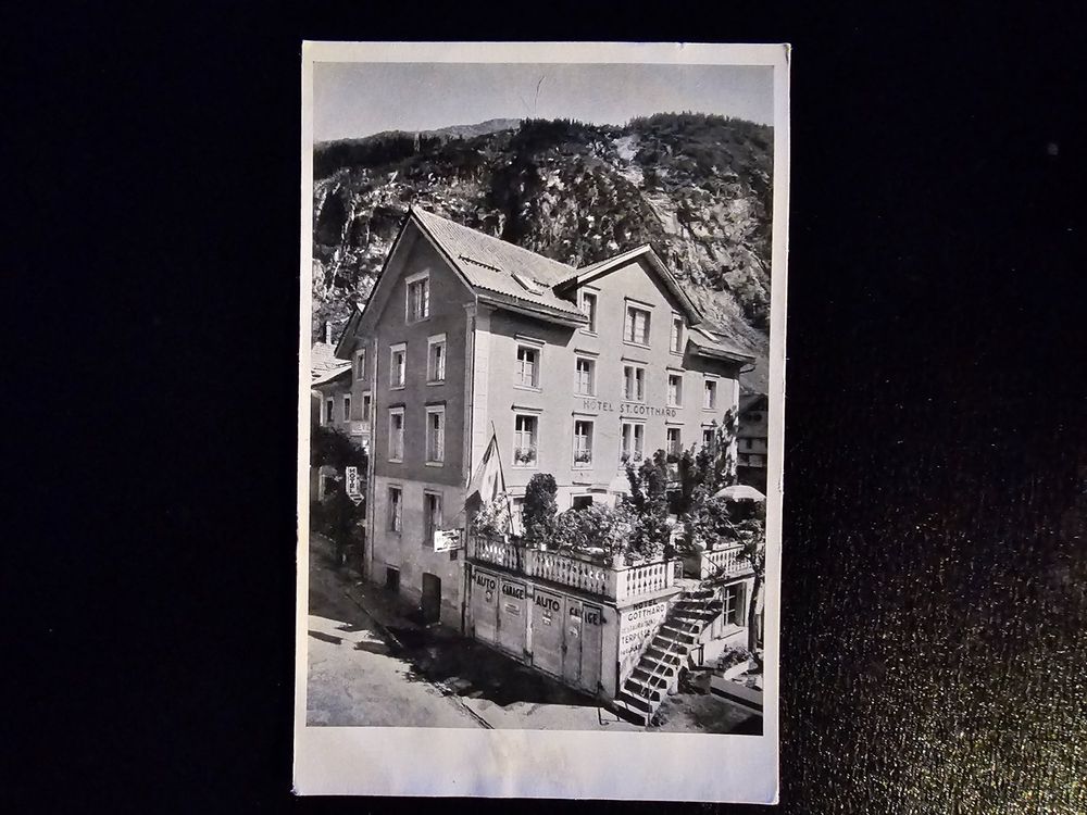 PK Postkarte Hotel St. Gotthard Göschenen (Gebraucht) in Dallenwil für CHF 5 – mit Lieferung auf ...