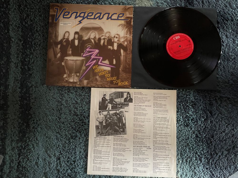 Vengeance – We Have Ways To Make You Rock LP 1986 (Gebraucht) in ...