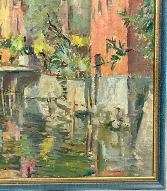 Fritz Meijer (1900-1969)Blick auf der Luganersee Gemälde | Kaufen auf Ricardo