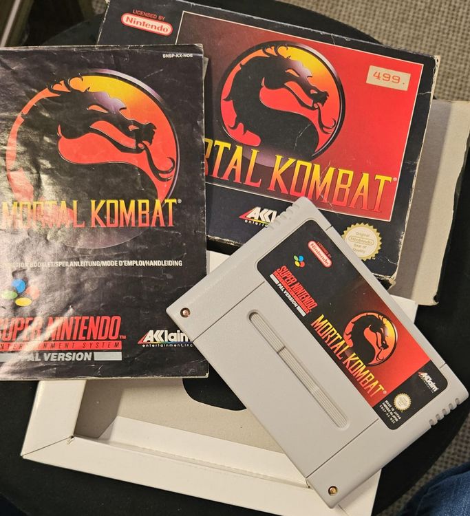 MORTAL KOMBAT SUPER NINTENDO PAL VERSION | Kaufen auf Ricardo