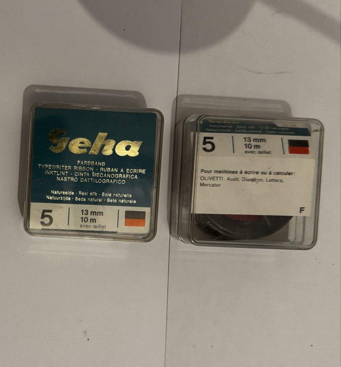 Geha 3 ruban, machine à écrire Seha/Olivetti, neuf (Neuf avec emballage ...