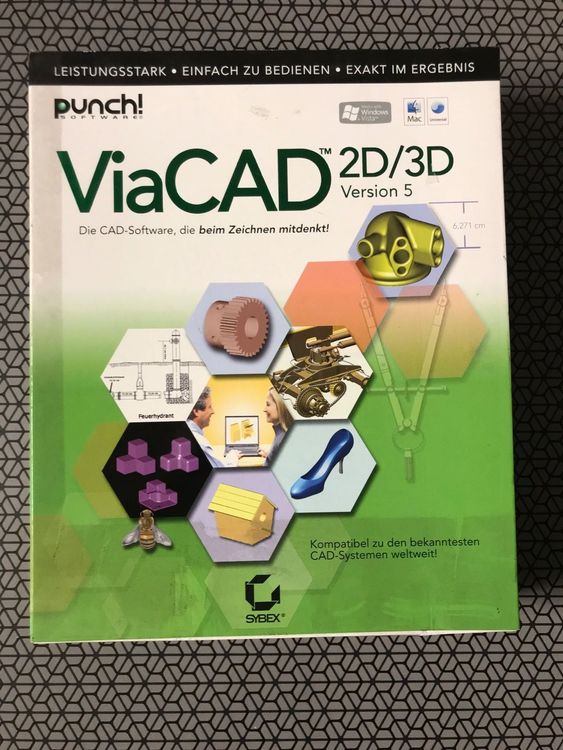 ViaCAD 2D/3D Software Version 5 PC Software Neu und OVP (Neu (gemäss ...