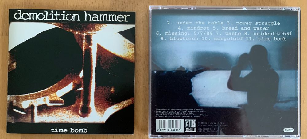CD - Demolition Hammer: Time Bomb - Century Media | Kaufen auf Ricardo