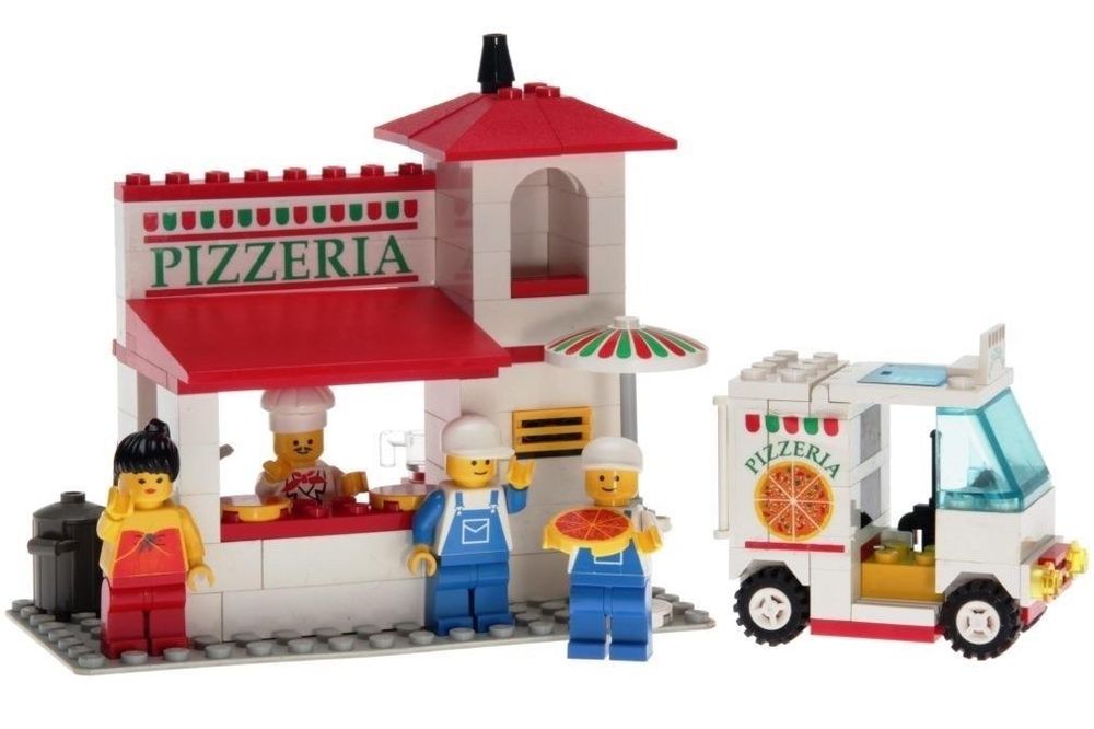 LEGO 6350 Pizza to go Pizzeria mit Lieferwagen Vintage Set | Kaufen auf ...