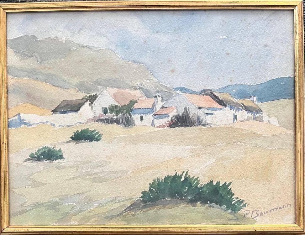 Paul Baumann (1910-?) Landschafts Aquarell | Kaufen auf Ricardo