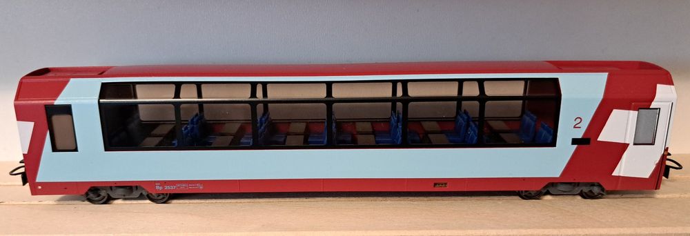 BEMO 3689 127 RhB WRp 2537 "Glacier-Express" H0 AC (Neu (gemäss Beschreibung)) in Zuerich für ...
