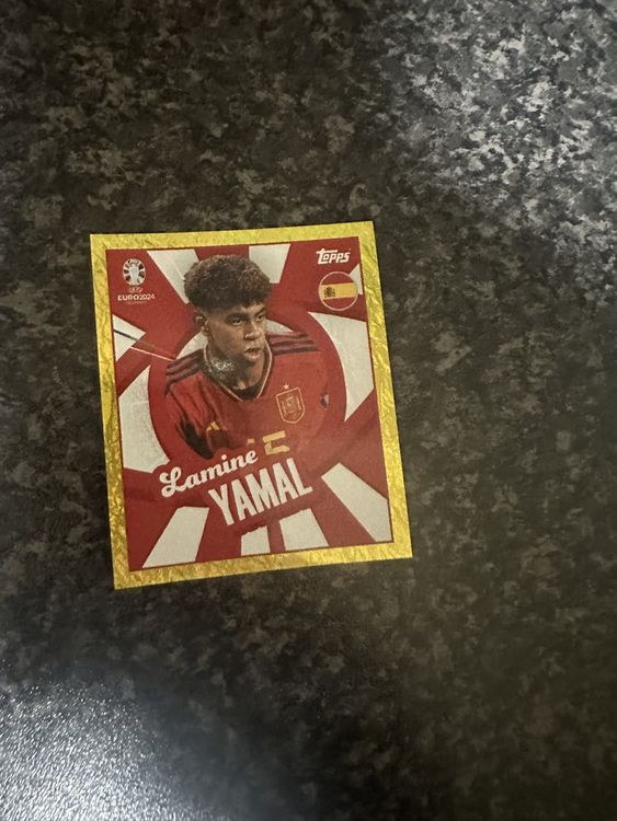 Topps Euro 2024 Esp Ptw Gold Lamine Yamal (Neu und originalverpackt) in ...