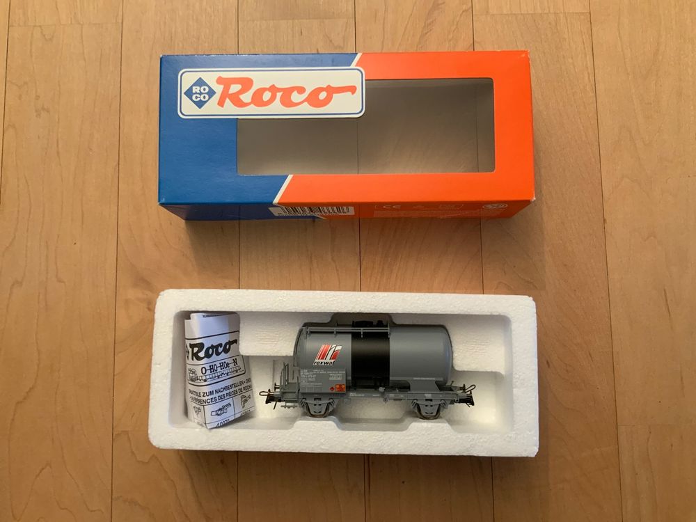 Modelleisenbahn H0 Roco Güterwagen Rexwal | Kaufen auf Ricardo