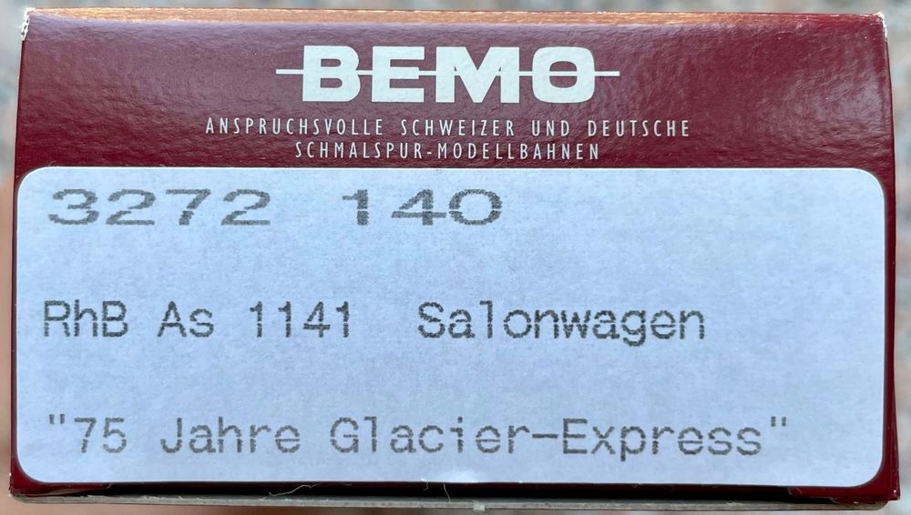 Bemo 75 Jahre Glacier Express Set - OVP | Kaufen auf Ricardo