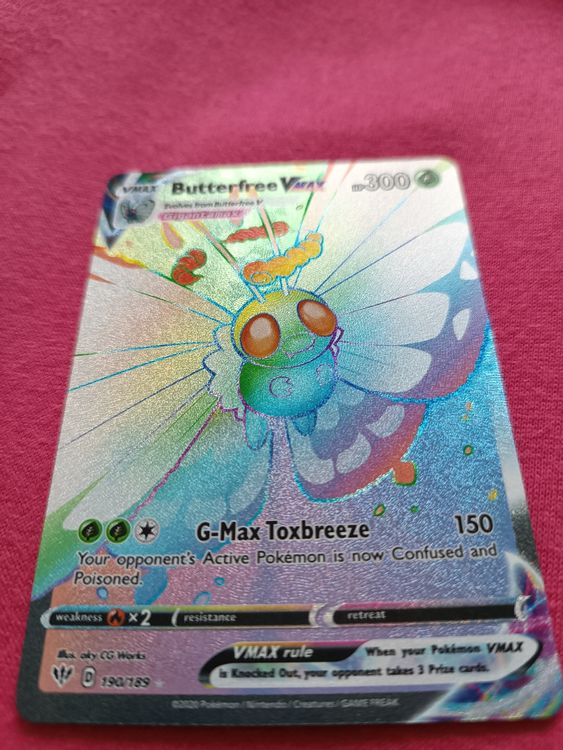 Butterfree V Max Rainbow (Neu (gemäss Beschreibung)) in Hittnau für CHF ...