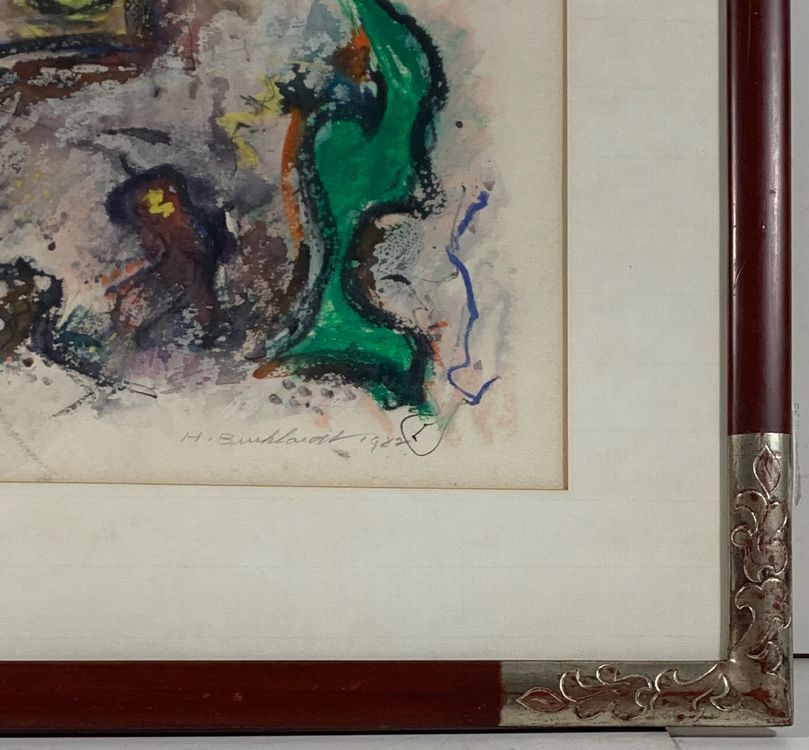 Hans Gustav Burkhardt (1904-1994) Aquarell | Kaufen auf Ricardo