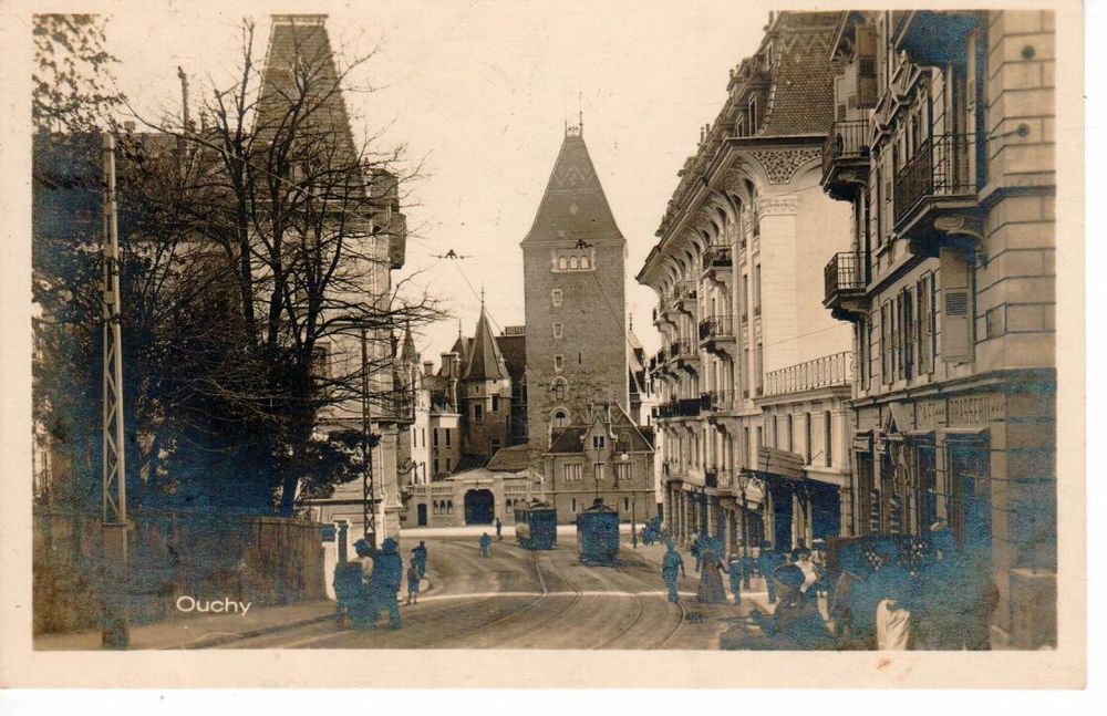 Ouchy 1923 mit Strassenbahn | Kaufen auf Ricardo