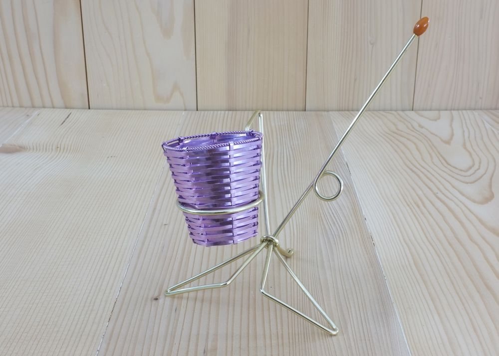 Salzstangenhalter, Brezel-Ständer, Alu Apéro Messing 50er (Gebraucht ...