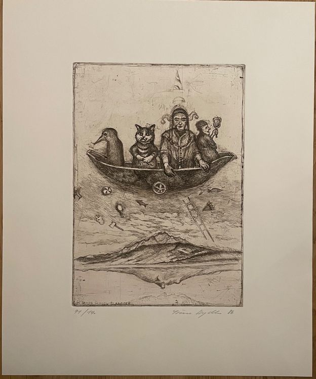 Irene Wydler Radierung Handsig | Kaufen auf Ricardo