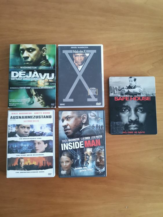 Denzel Washington. 5 DVDs (Gebraucht) in Birmensdorf ZH für CHF 6 – mit Lieferung auf Ricardo kaufen